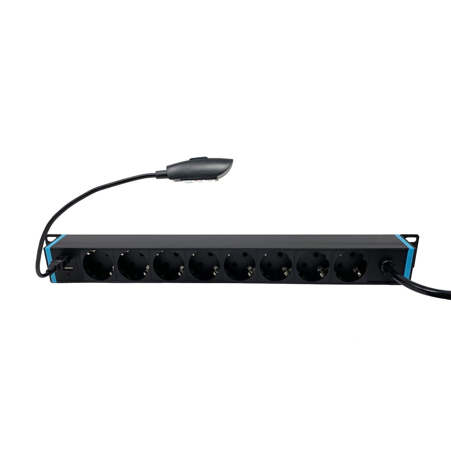INSV1002 -19 Zoll PDU 8-fach Steckdosenleiste Stromverteiler ...