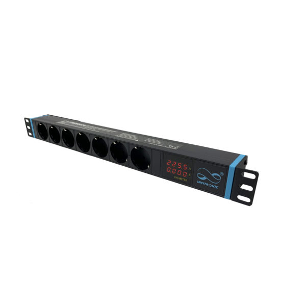 INSV1014 - 19 Zoll PDU 1HE 7-fach Steckdosenleiste Stromverteiler mit ...